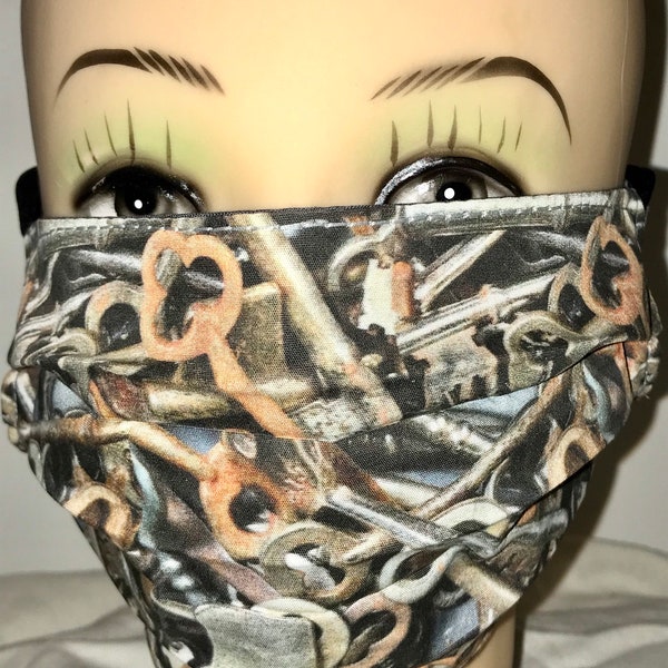 Skeleton Key Fabric - Etsy