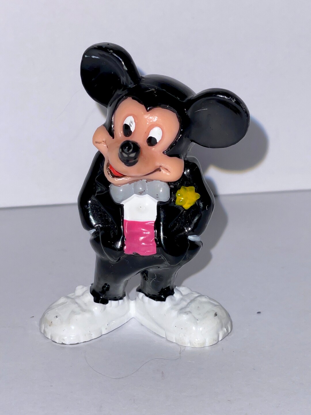 Vintage Applause PVC Walt Disney Mickey Mouse in Tuxedo Figure - Etsy