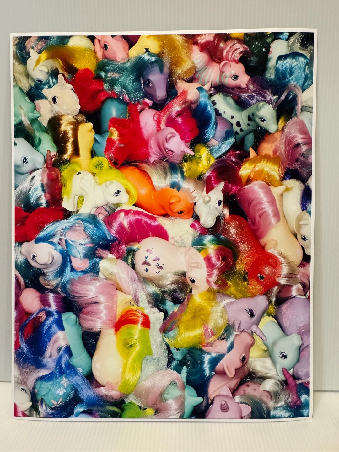 11x14 Art Print of Original Photograph of a Vintage My Little Pony Mosh Pit From My Cute and ...