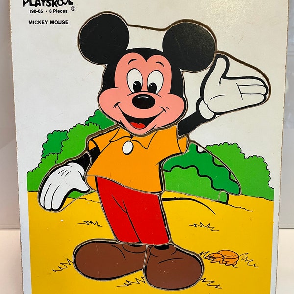 Mickey Mouse Wooden Puzzles - Etsy