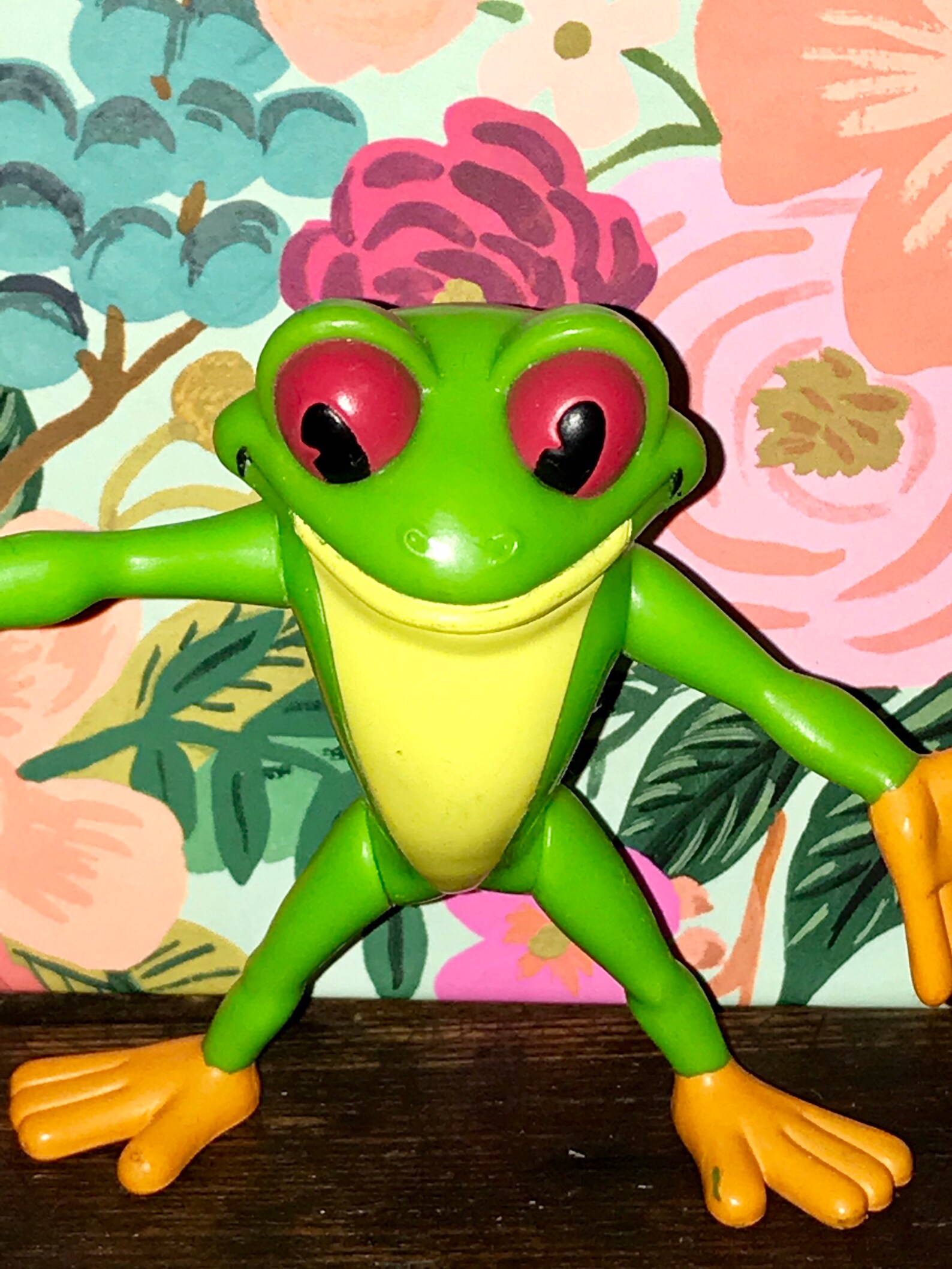 Vintage 2000 Rainforest Cafe Cha! Cha! Frog Wild Bunch Animal Pvc Toy ...