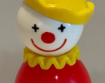 Fisher Price Little People Figure Man Train Engineer Blue Boy Vintage ...