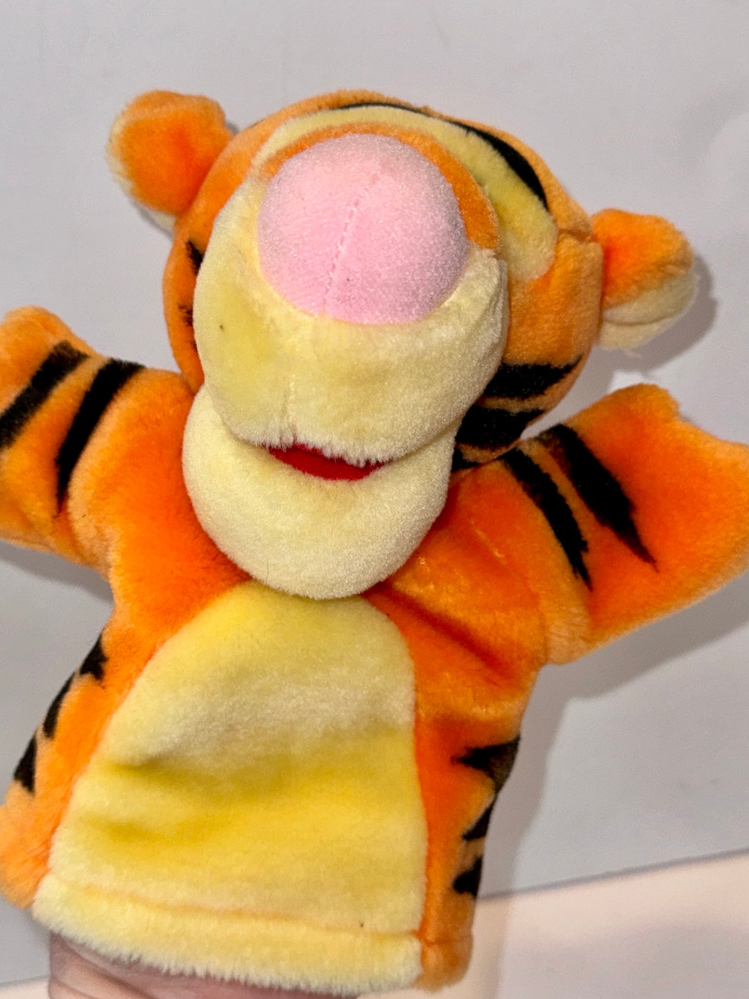 Vintage 1990s Walt Disney Winnie the Pooh Tigger Fabric Hand Puppet - Etsy