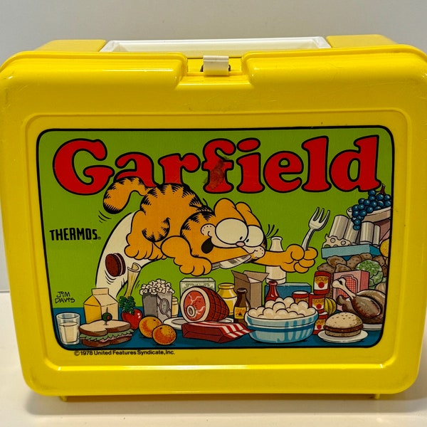 Garfield Lunch Box - Etsy