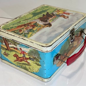 1950's Barn Yard Pets and Pals Lassie Black Beauty American Thermos ...