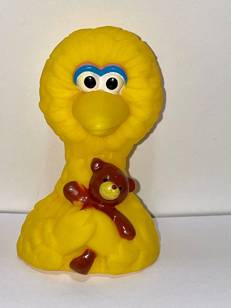 Vintage Jim Henson Sesame Street Big Bird With Teddy Bear - Etsy