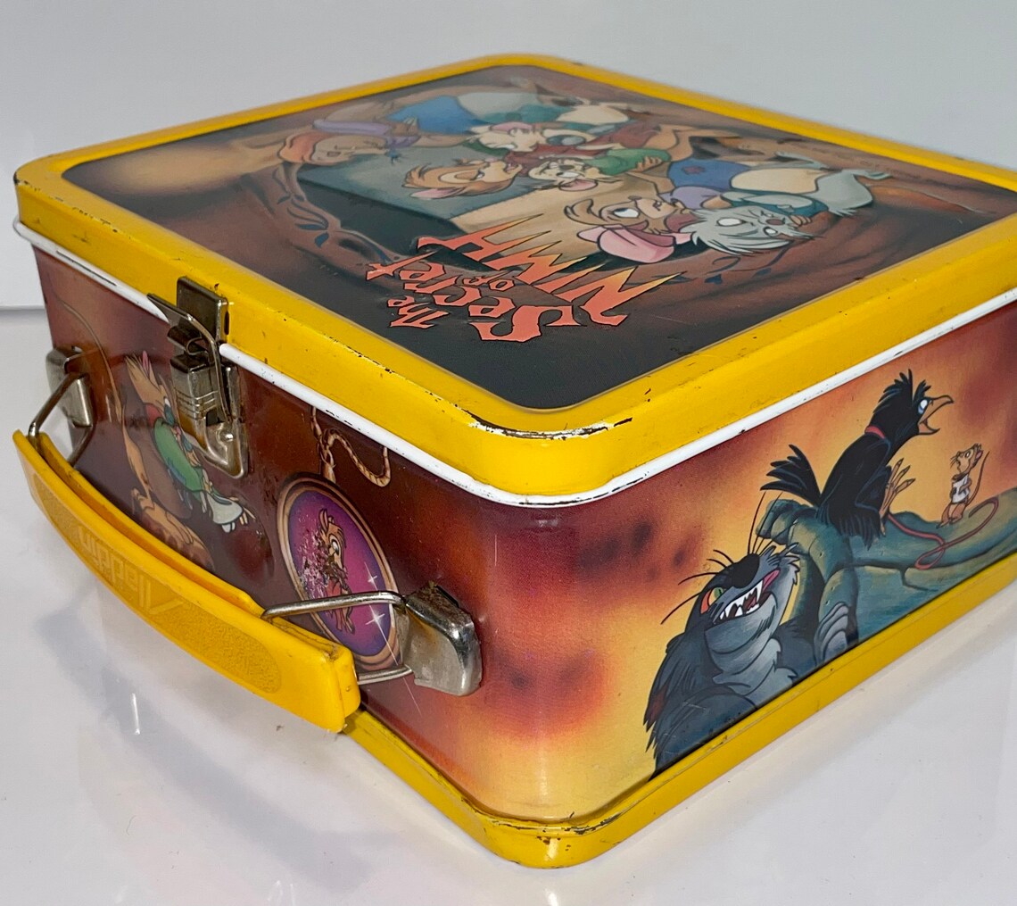 1982 the Secret of Nimh Metal Lunch Box Lunchbox in Excellent Minty ...