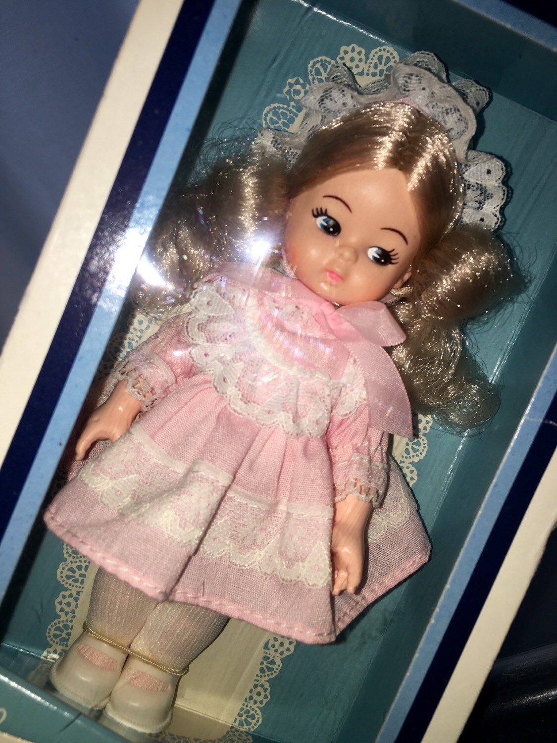 Vintage 1981 Tiara Dolls by Playmates 6 1/2 Inch Billie No 507560 With ...