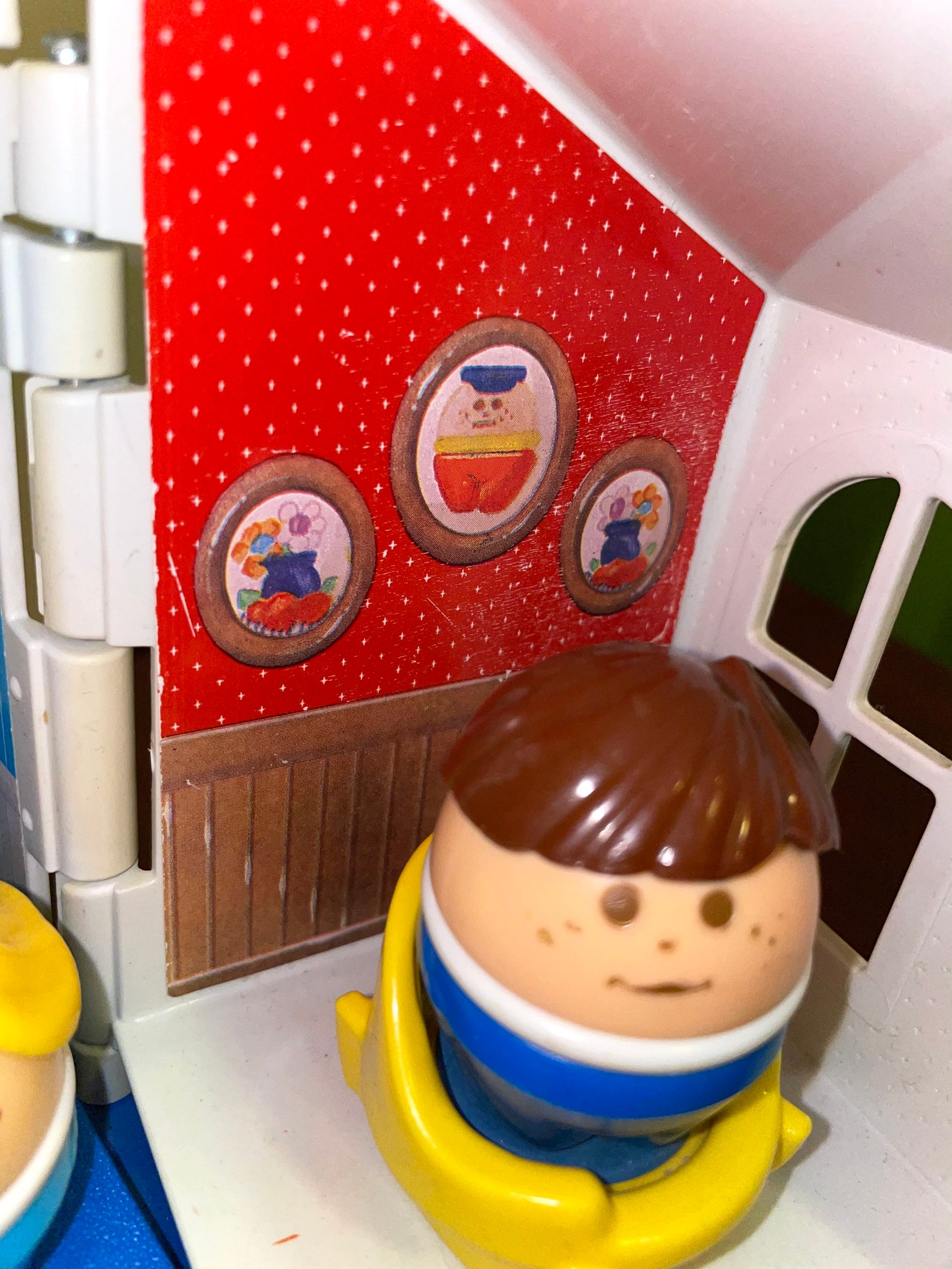 1990 Little Tikes Toddle Tots Little People House and Two Person Set of ...