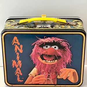 1979 Henson Muppet Show Meta Lunch Box Lunchbox Thermos King Seeley ...