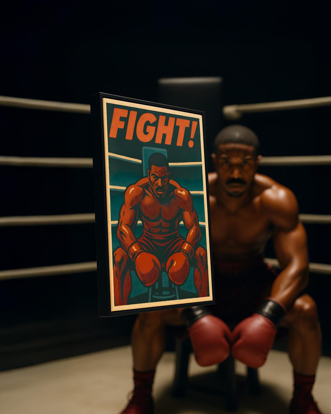 Creed Boxing Poster - Vintage Fight Motivational Print - Retro Boxing ...