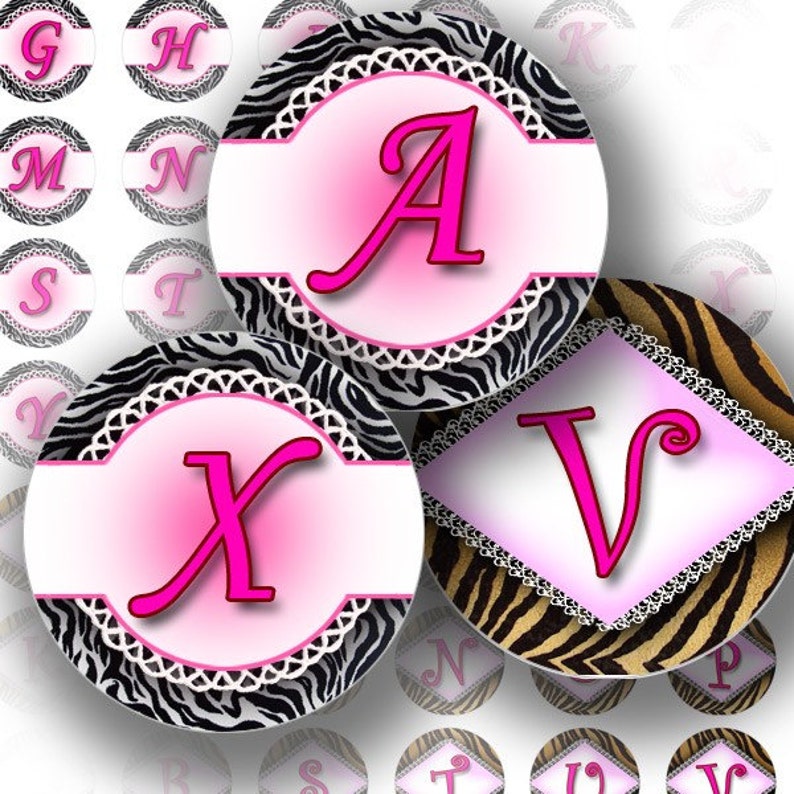 1 Inch Circle Digital Art Bottle Caps Images Digital Collage Etsy