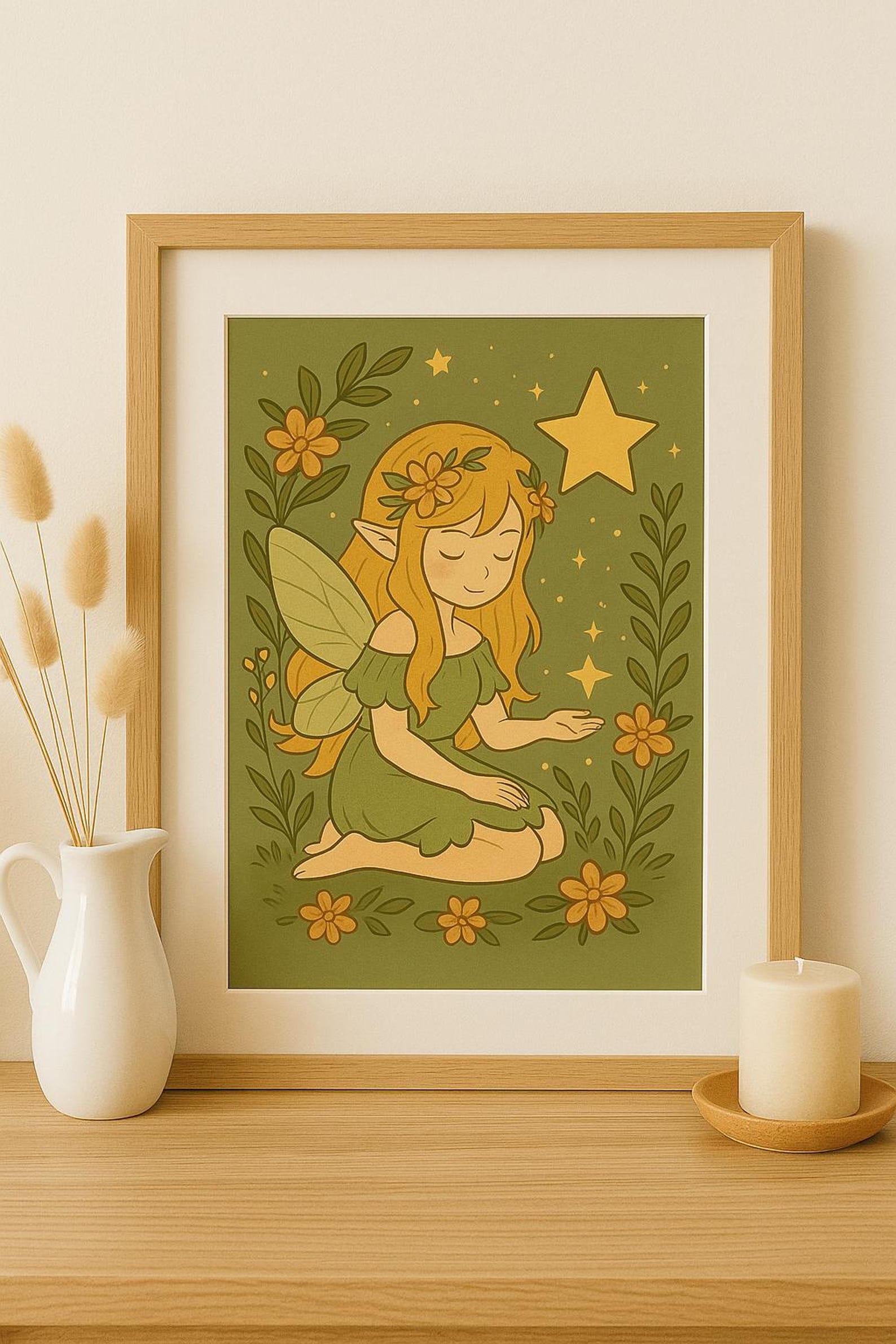 Whimsical Fairycore Wall Art | Printable Fairy Poster | Dreamy ...