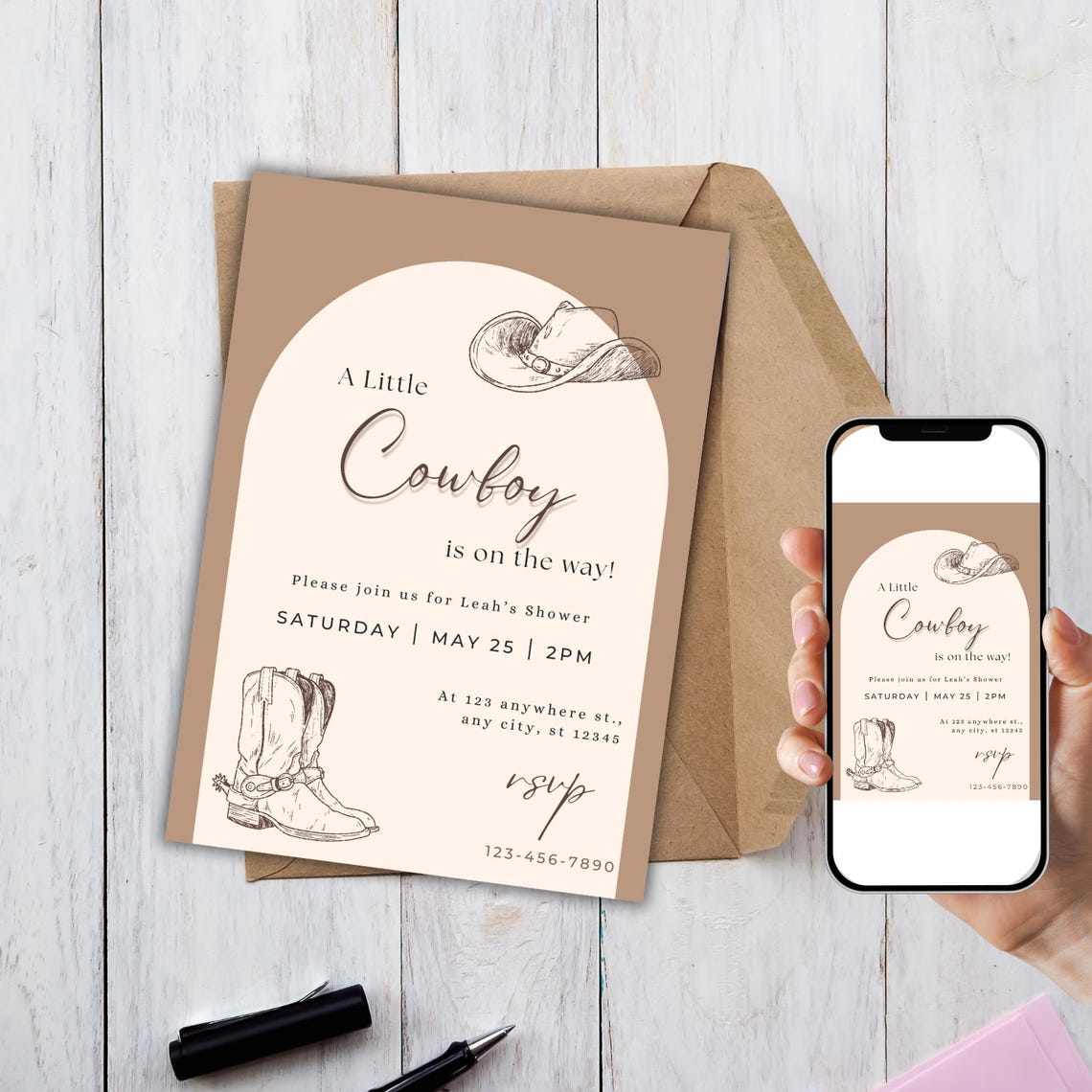 A Cowboy is on the Way Baby Shower | Cowboy Baby Shower | Ranchero Baby ...