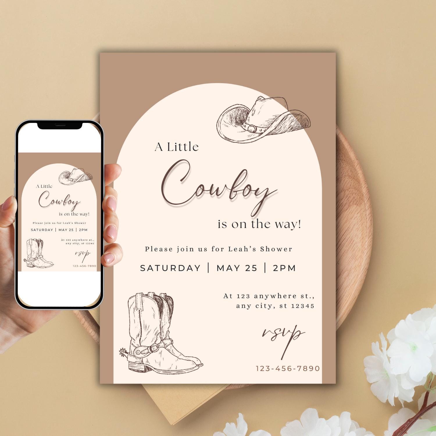 A Cowboy is on the Way Baby Shower | Cowboy Baby Shower | Ranchero Baby ...