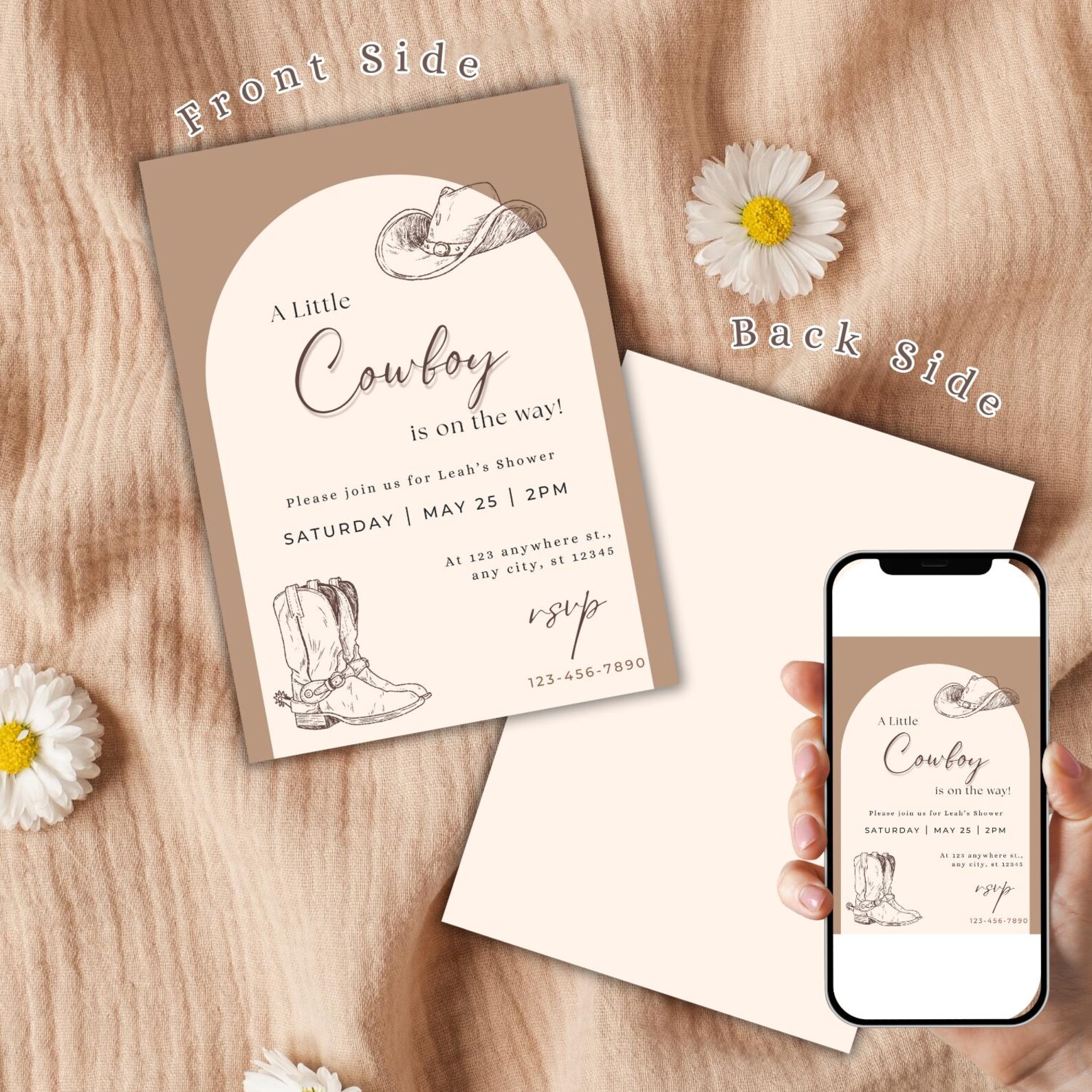 A Cowboy is on the Way Baby Shower | Cowboy Baby Shower | Ranchero Baby ...