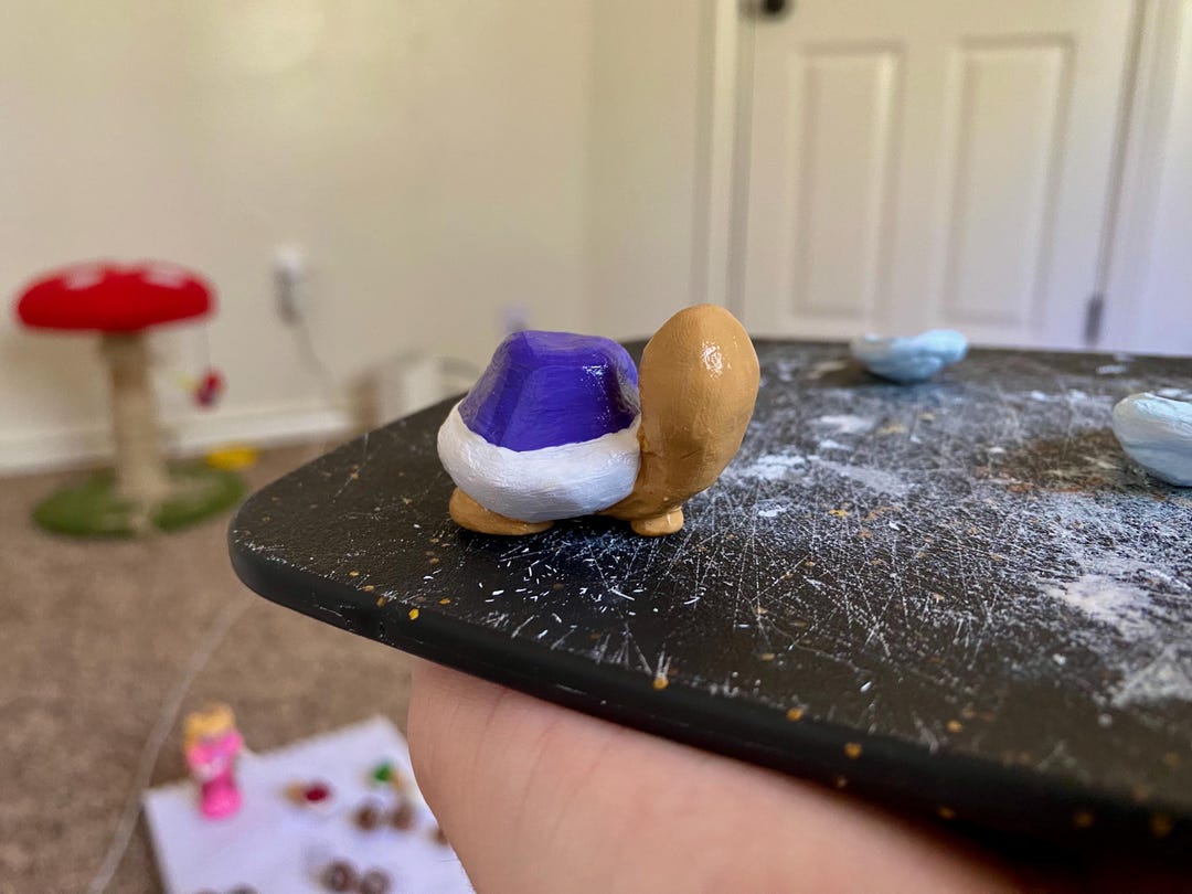 Dark Koopa Troopa (purple Koopa) Super Mario Bros. Piece - Etsy