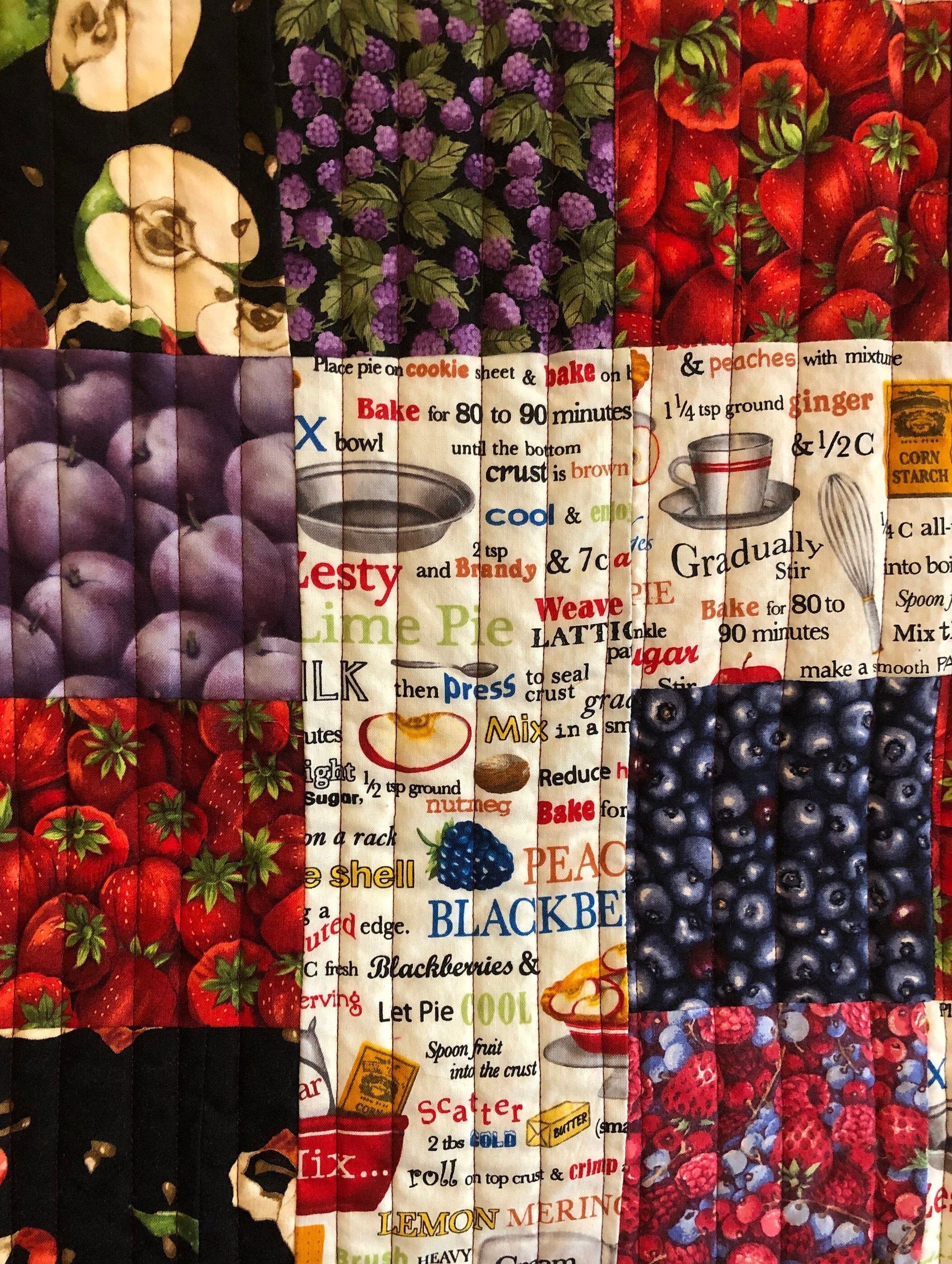 pie-quilt-square-quilt-in-purple-plum-raspberry-peach-and-etsy