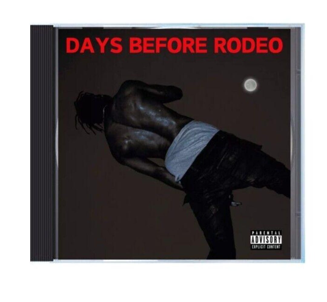 Travis Scott Days Before Rodeo (deluxe) Cd - Etsy