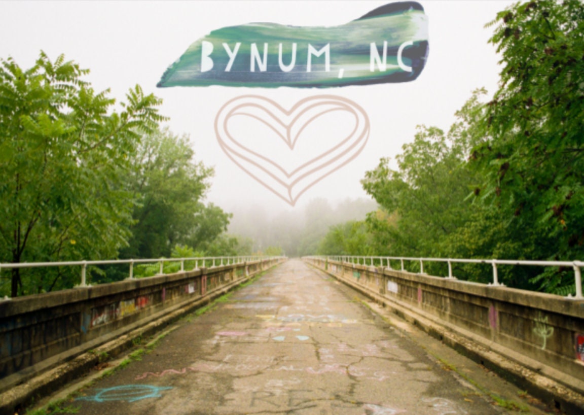 4x6 Postcard Historic Bynum North Carolina Bridge Ready to Stamp, Write ...