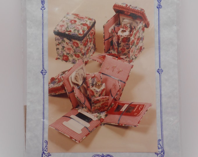 Victorian Sewing Box Kit by "just Jennifer", Fabric Covered Sewing Box ...