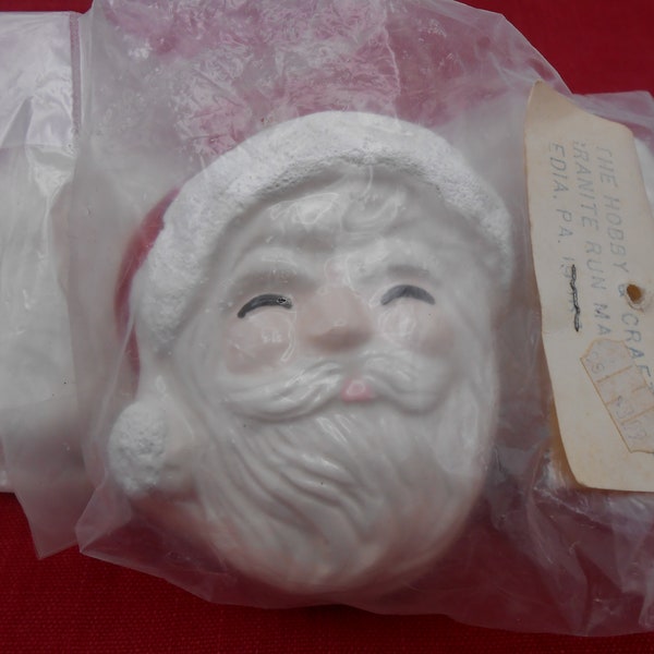 Santa Head Wall Hanging - Etsy