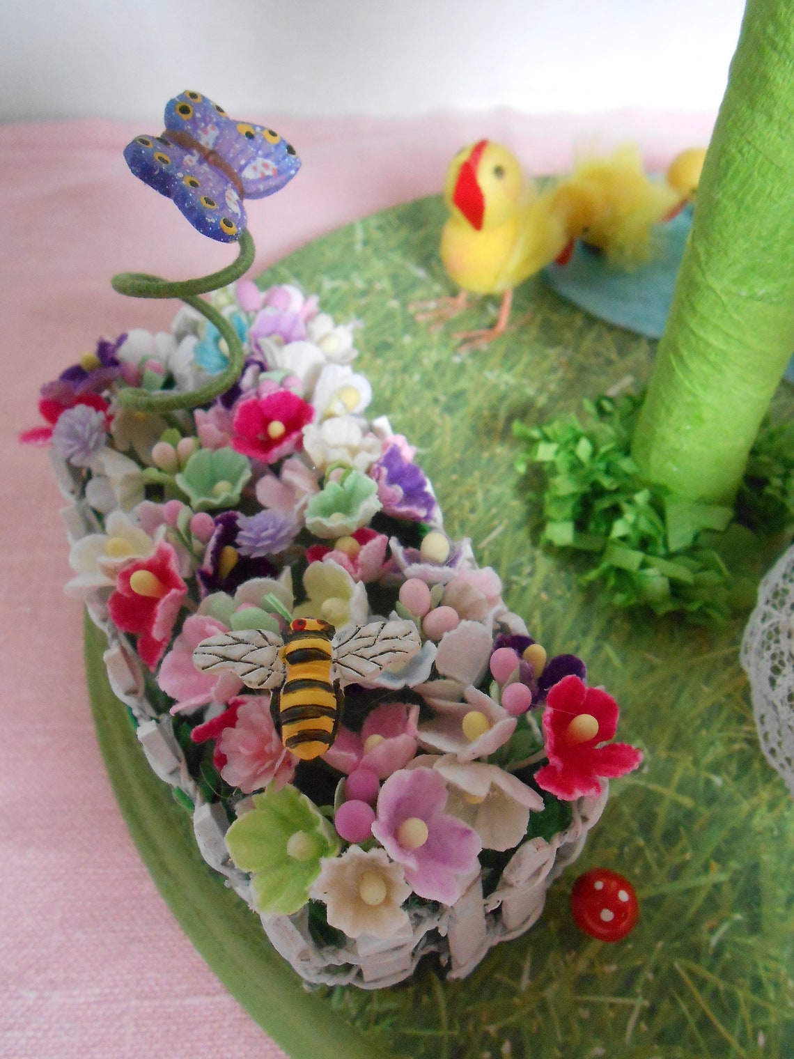 REDUCED OOAK Spring Diorama Picnic in the Park | Etsy