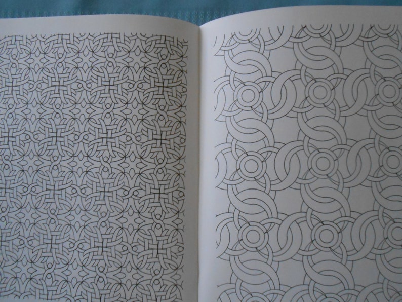 Dover Coloring Book, "3-d Designs" to Color, by Wil Stegenga, NEW ...