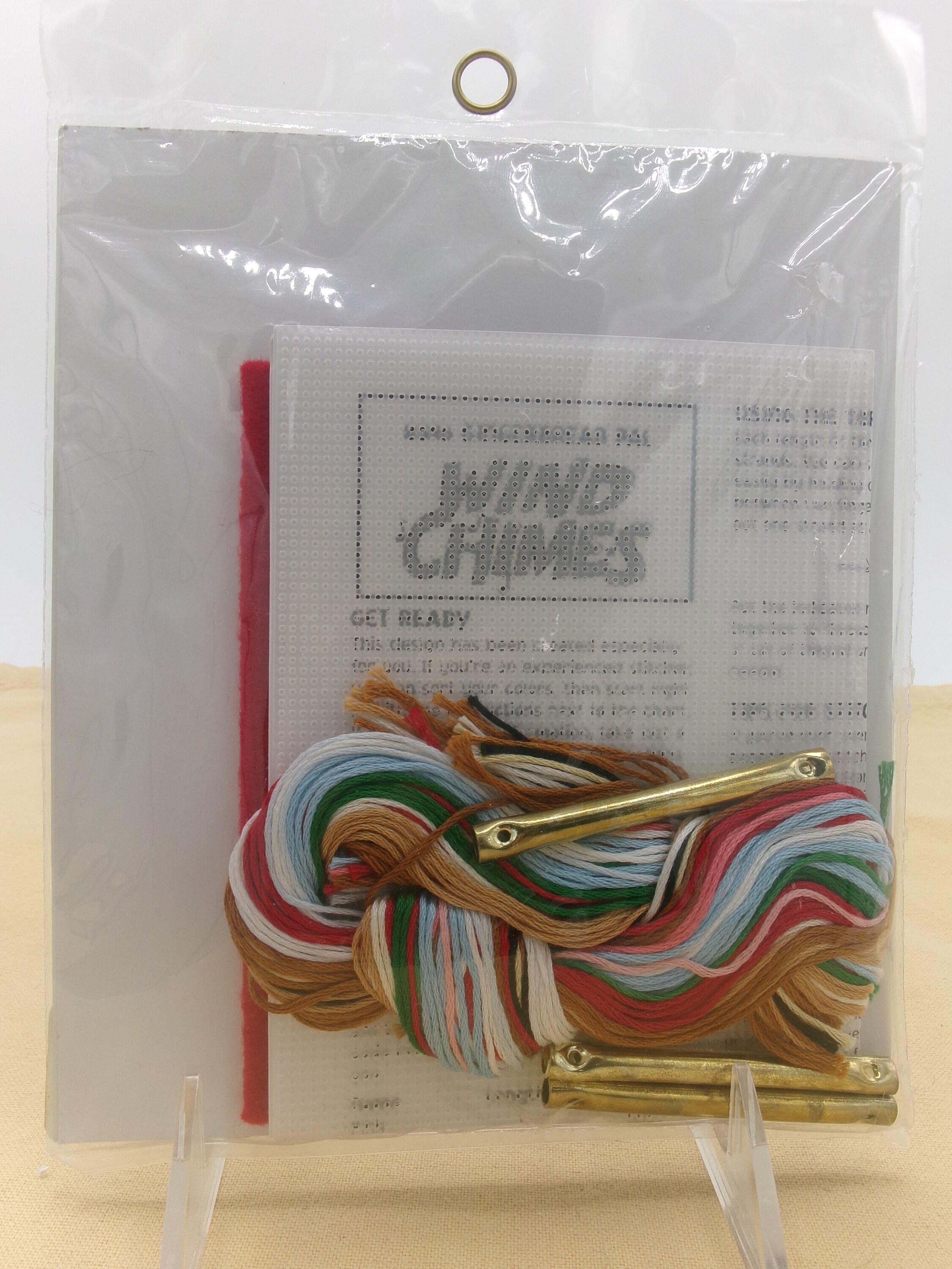 Dimensions #8596 "gingerbread Pal" Wind Chimes Counted Cross Stitch Kit ...