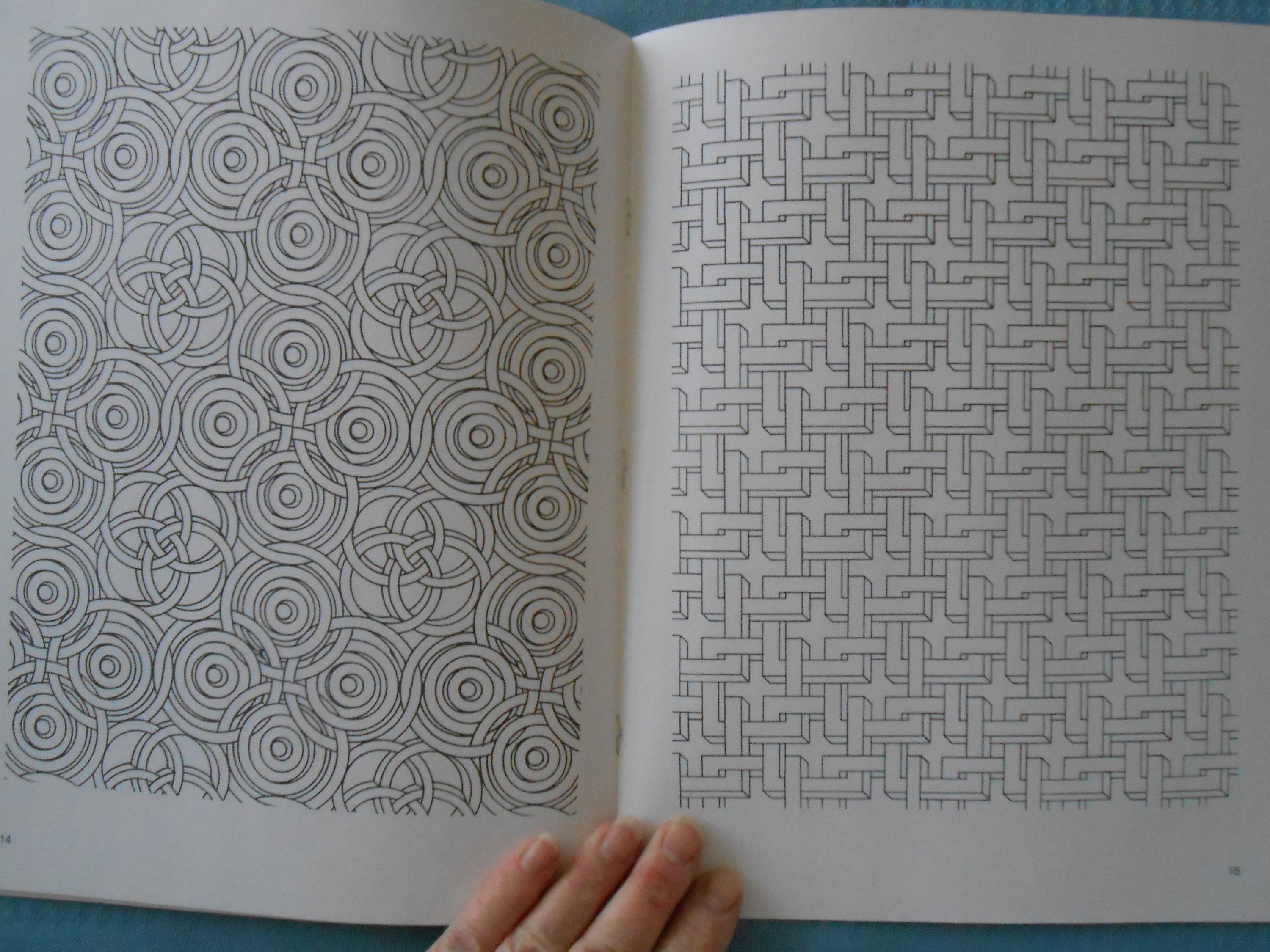 Dover Coloring Book, "3-d Designs" to Color, by Wil Stegenga, NEW ...