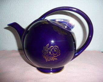 Hall Cobalt Blue Teapot - Etsy
