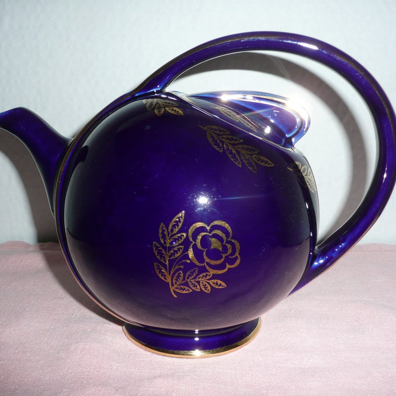 Blue Teapot - Etsy