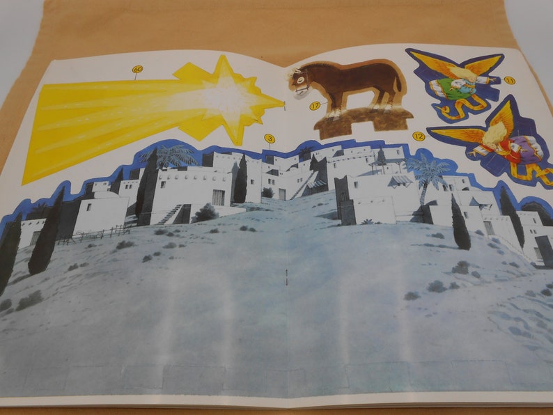 Usborne Nativity Press-Out Model Book Punch Out | Etsy