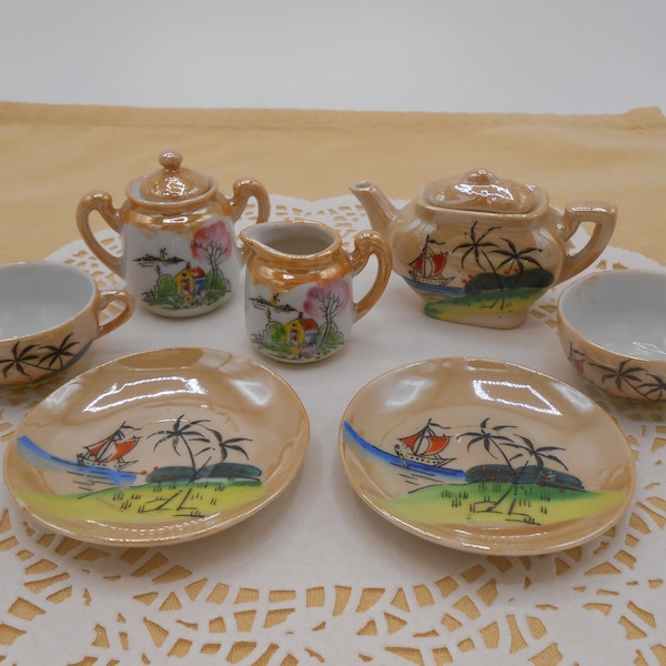 Lusterware Tea Set - Etsy