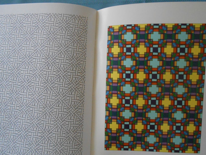 Dover Coloring Book, "3-d Designs" to Color, by Wil Stegenga, NEW ...