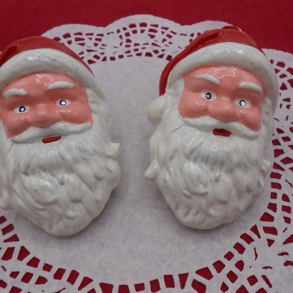 Santa Head Ornament - Etsy