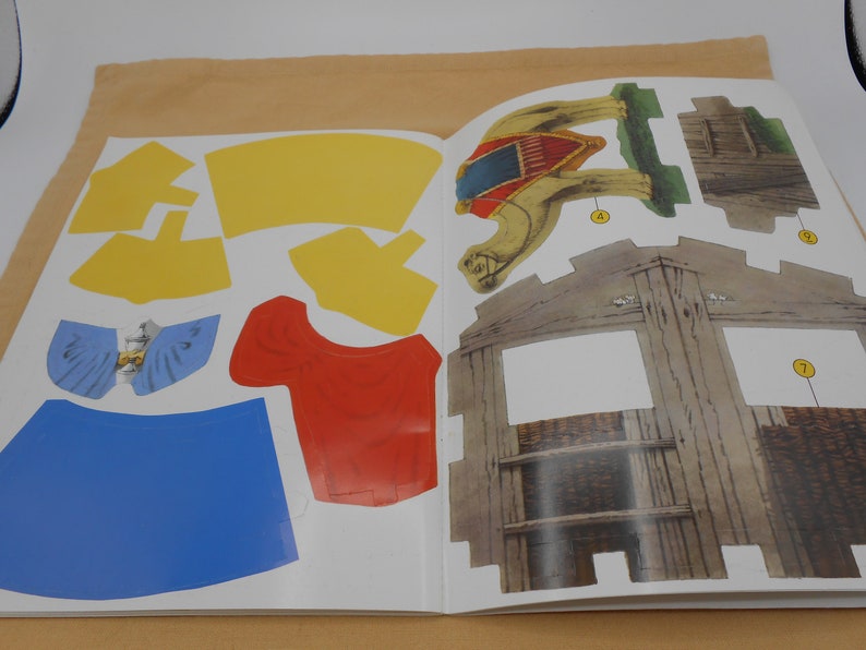 Usborne Nativity Press-Out Model Book Punch Out | Etsy