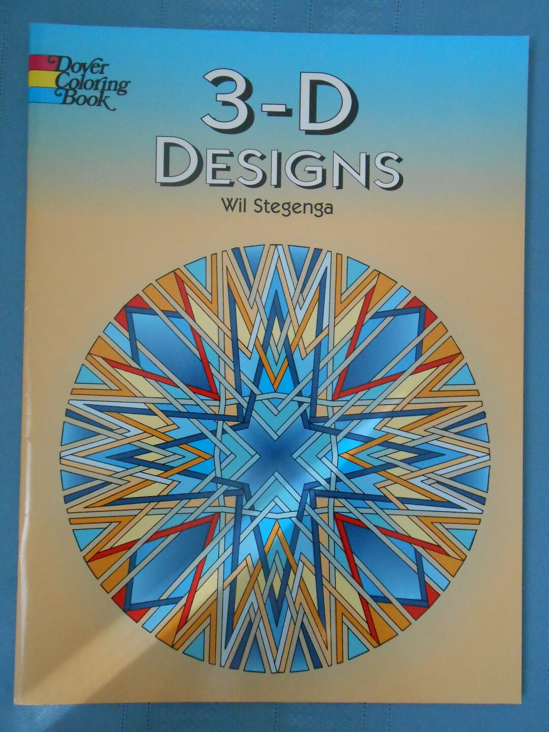 Dover Coloring Book, "3-d Designs" to Color, by Wil Stegenga, NEW ...