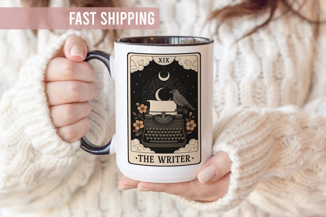 The Writer Mug Tarot Card Cup Author Gifts for Novelist Book Writing ...