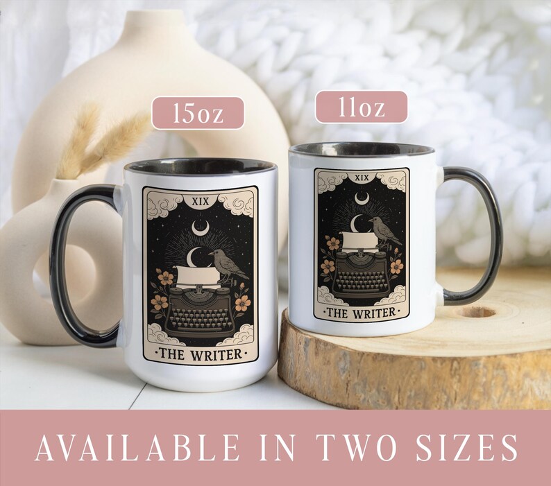 The Writer Mug Tarot Card Cup Author Gifts for Novelist Book Writing ...