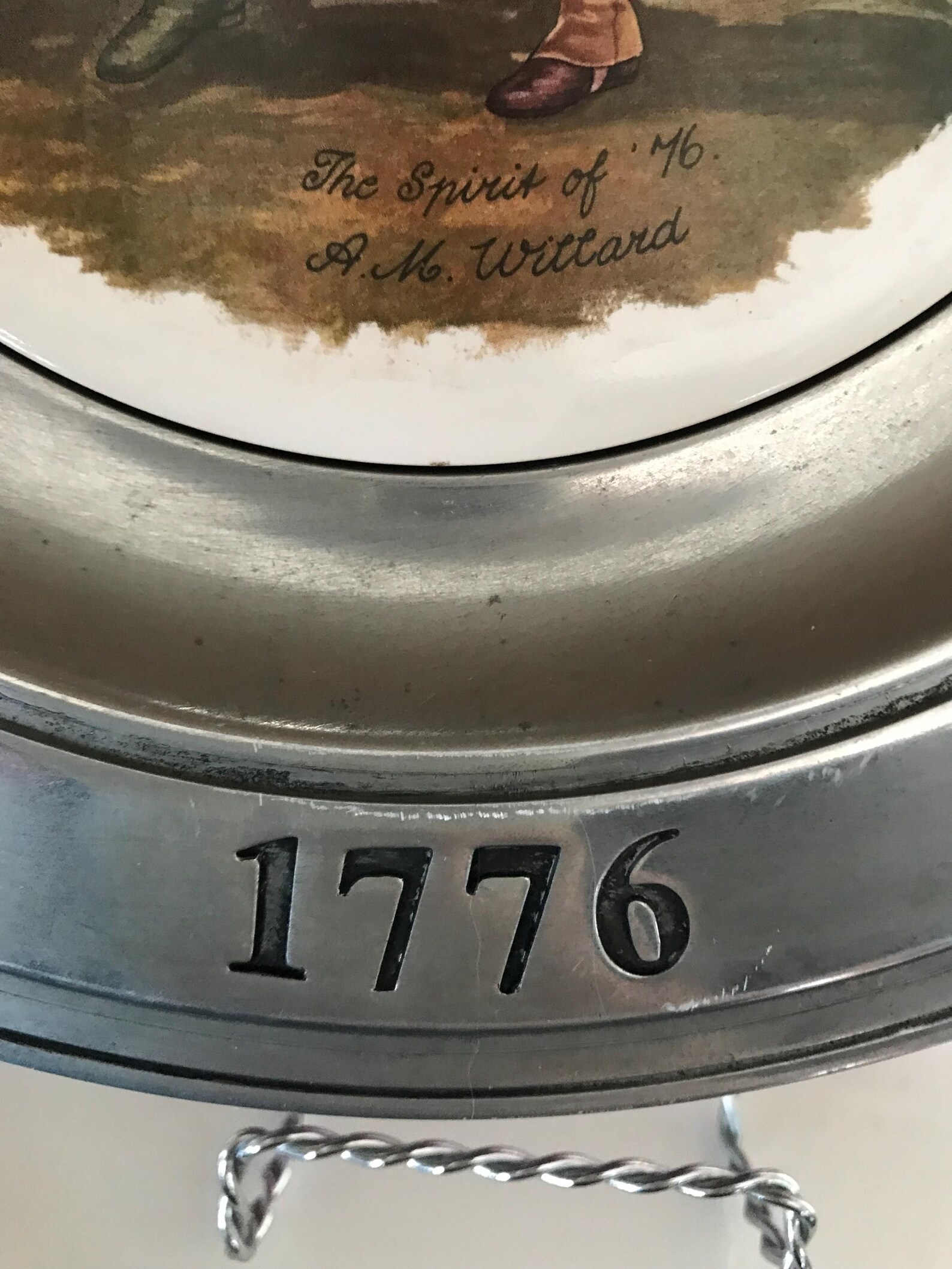 Vintage Bicentennial Great American Revolution 1776 Pewter and ...