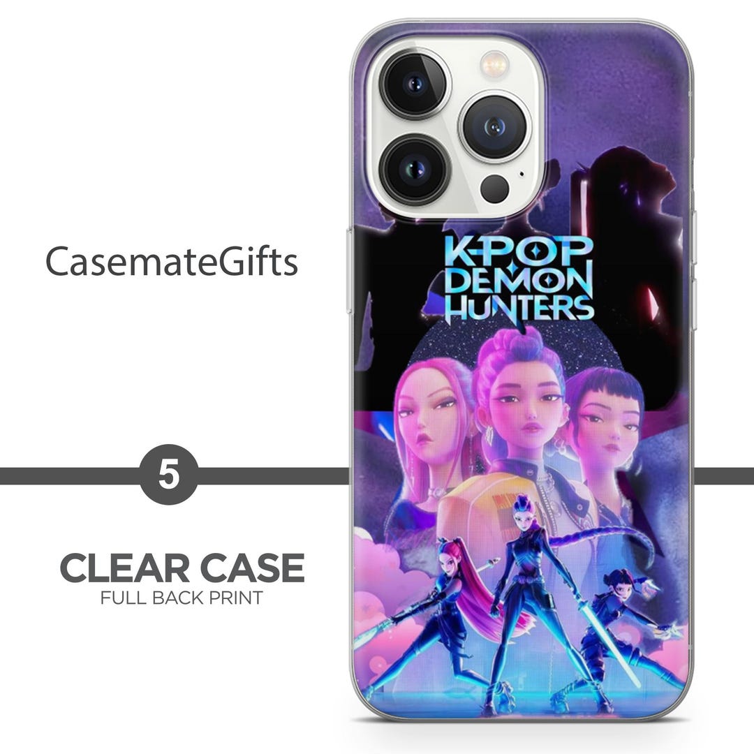 K-pop Demon Hunter Phone Case, TPU Cover for iPhone Samsung Pixel ...