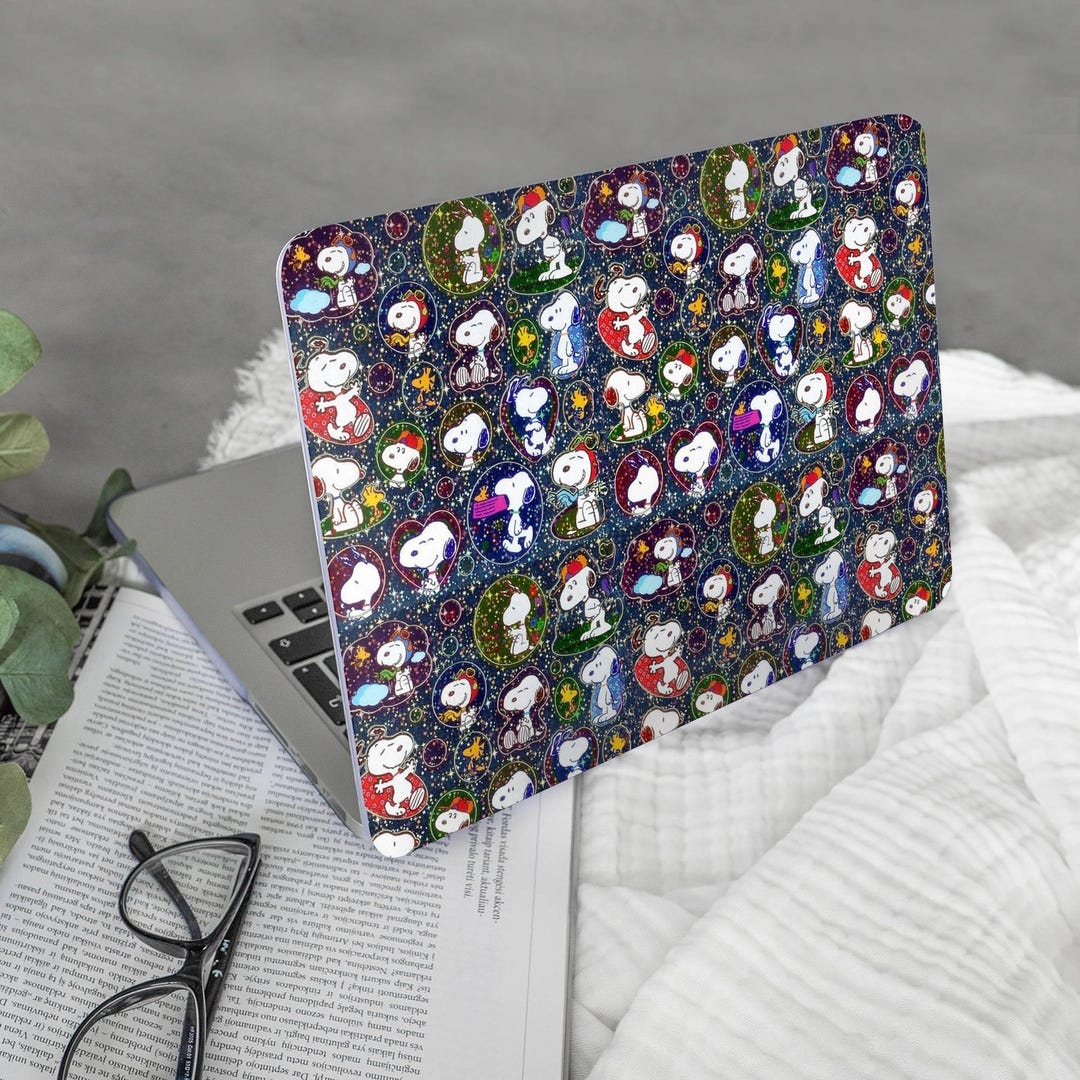 Snoopy Dog MacBook Case: Cartoon Design Laptop Cover - Etsy