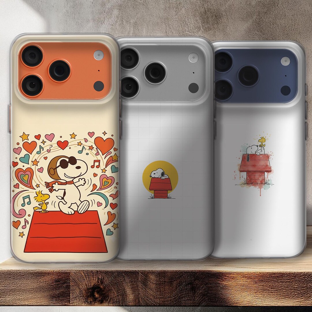 Snoopy's Happy Cases, Peanuts Phone Case, Cartoon Phone Protector, Gift ...