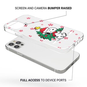 Cartoon Dog Phone Case, Snoopy Christmas Phone Cover, Aesthetic , Cute ...