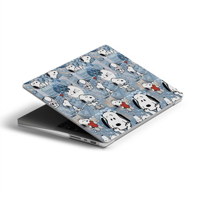 Snoopy MacBook Case: Cartoon Dog Laptop Cover, UV Print - Etsy