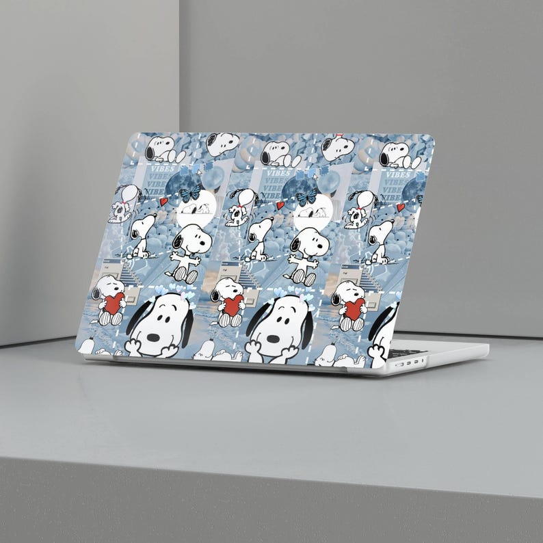 Snoopy MacBook Case: Cartoon Dog Laptop Cover, UV Print - Etsy