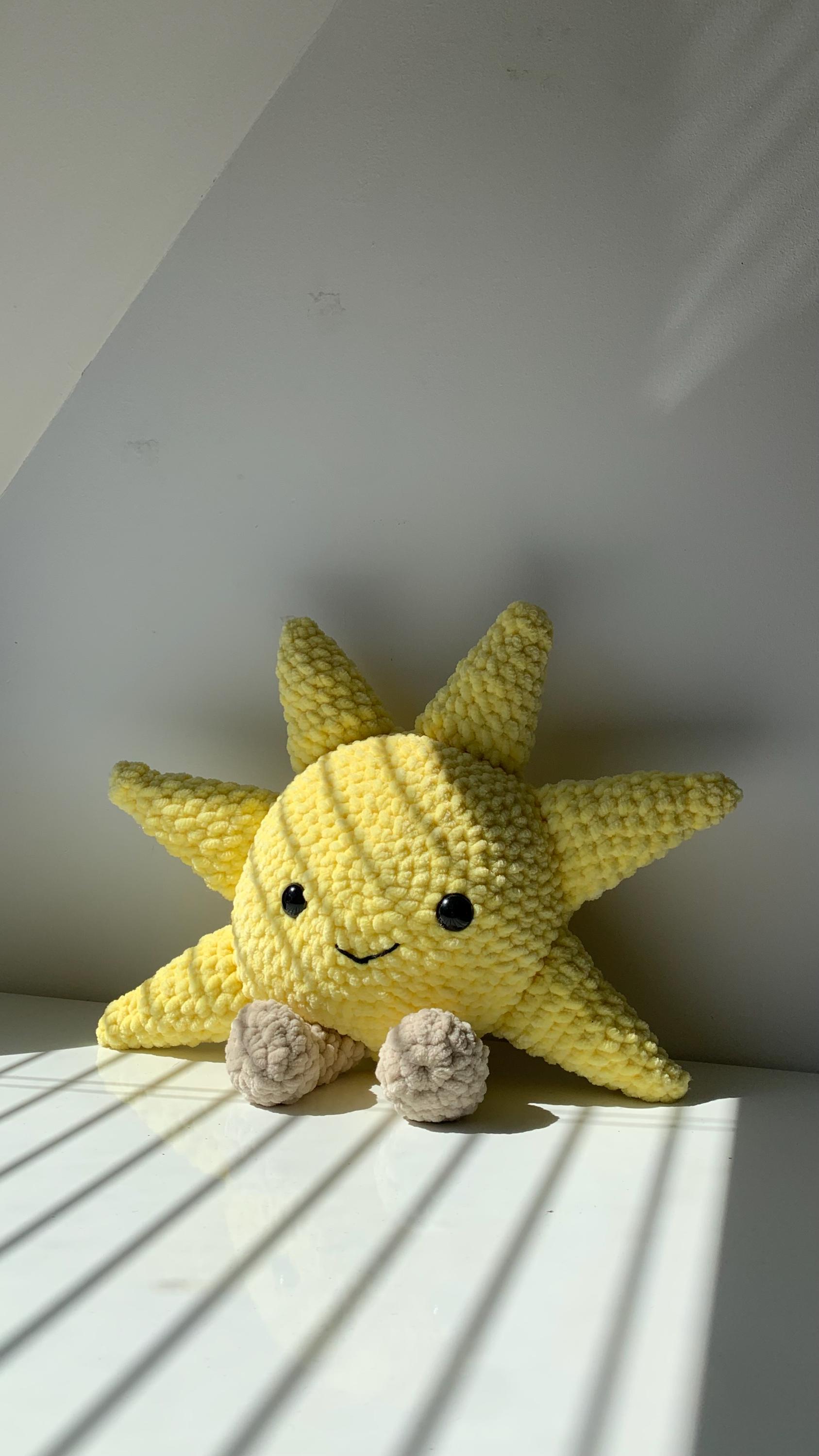 Sun Plushie Crochet Pattern | PDF Digital Download | DIY Plush Toy ...