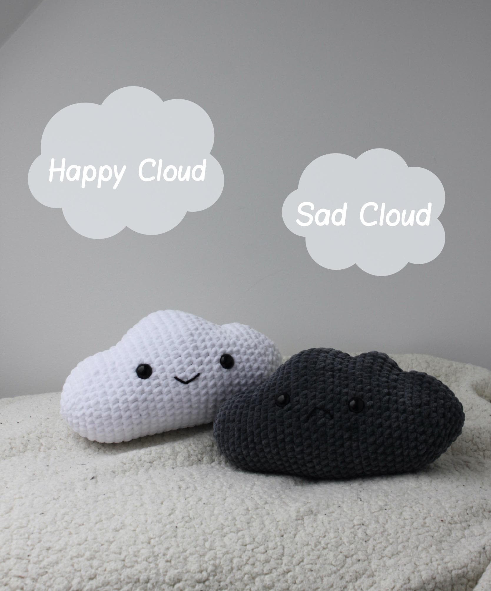Cloud Plushies Crochet Pattern | PDF Digital Download | Beginner ...