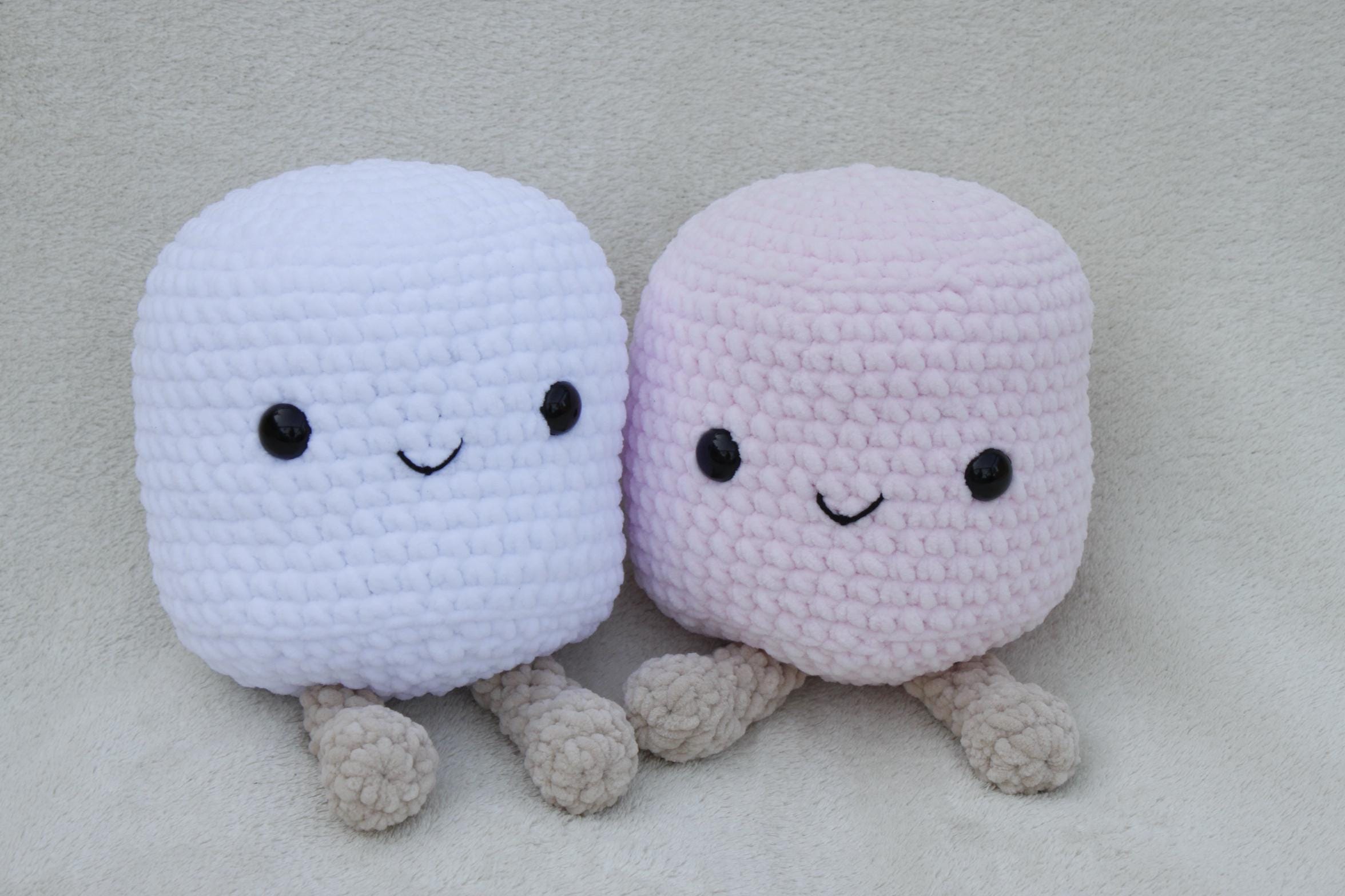 Cute Marshmallow Plushie Crochet Pattern | PDF Digital Download ...